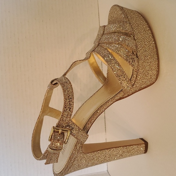 MICHAEL Michael Kors | Shoes | Micheal Kors Gold Sequence Sparkle ...